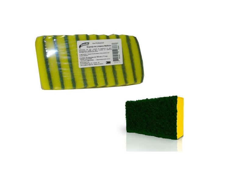 Esponja 3M Multiuso Tinindo - Braslimpo Distribuidora