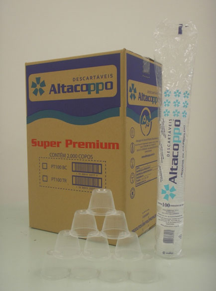 Pote Altacoppo Super Premium Transparente - Braslimpo Distribuidora
